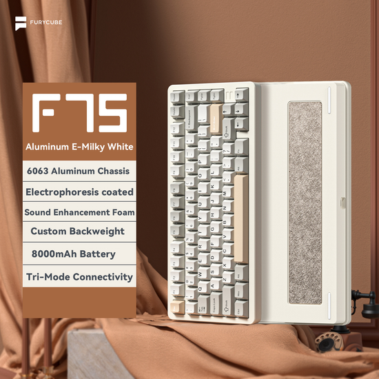 Furycube F75 Keyboard | Affordable Custom Keyboard