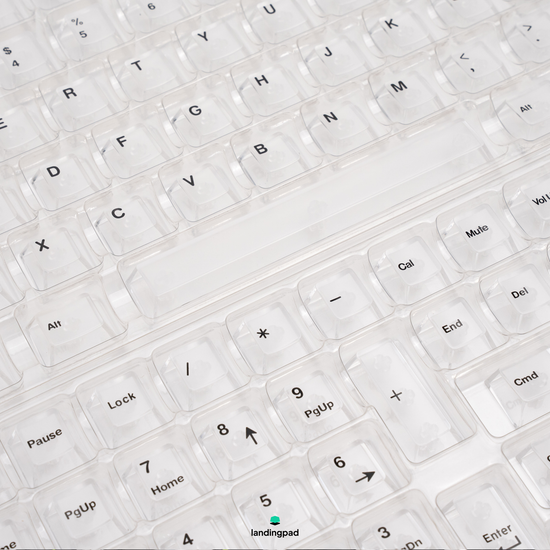 Transparent PC Keycaps | Custom Keyboard Keycaps