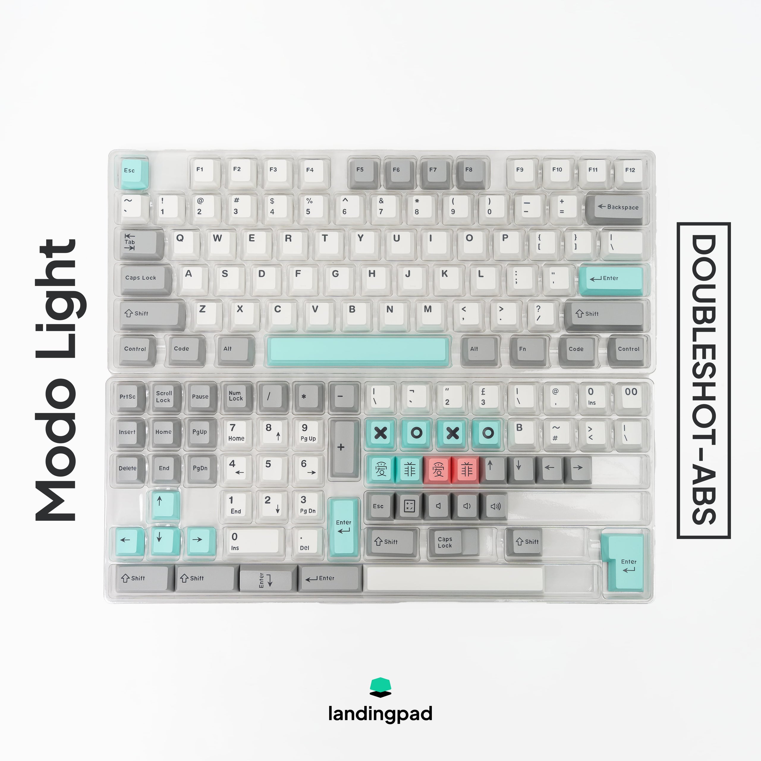 Modern Dolch Light (Modo Light) ABS Keycap Set | Keyboard Keycaps
