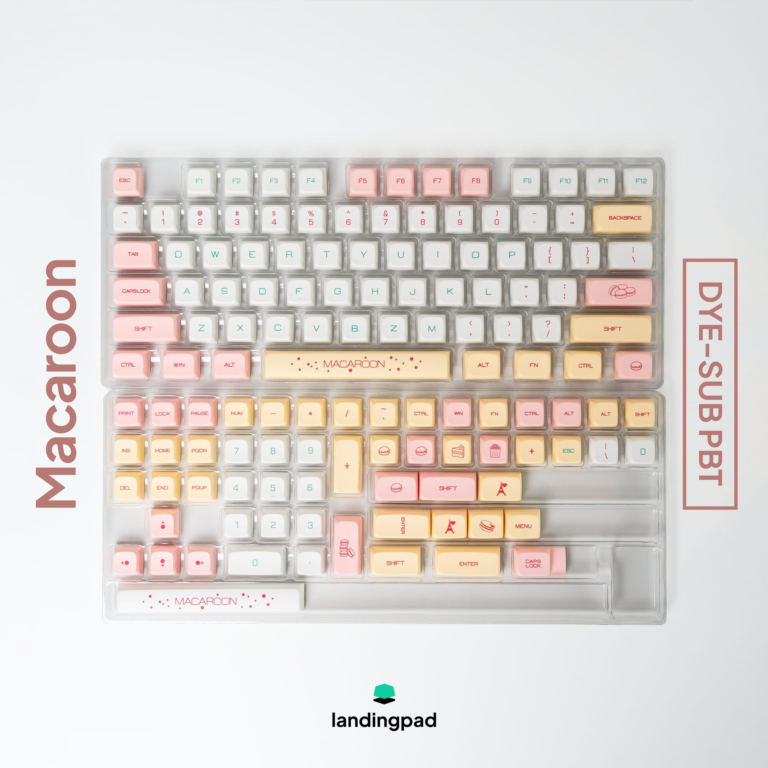 Macaroon PBT Keycap Set | Custom Keyboard Keycaps