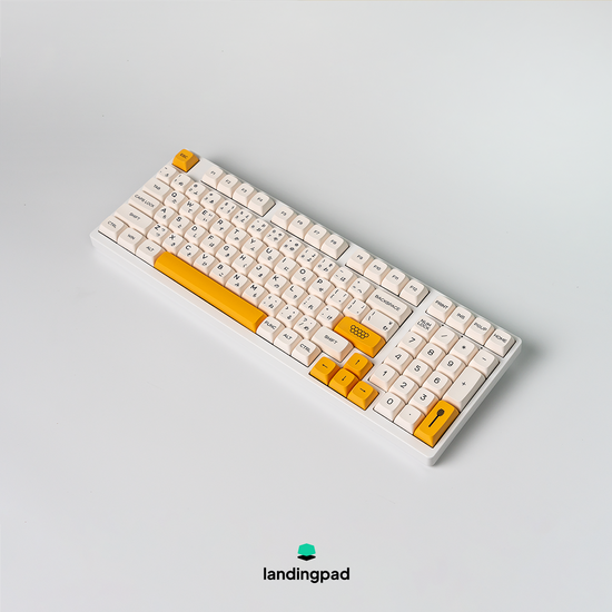 Honey Bee PBT XDA Keycap Set | Custom Keyboard Keycaps